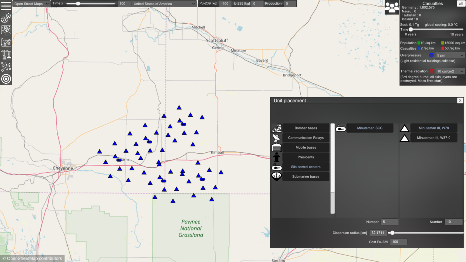 Screenshots | Nuclear War Simulator