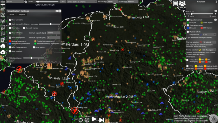 Screenshots | Nuclear War Simulator