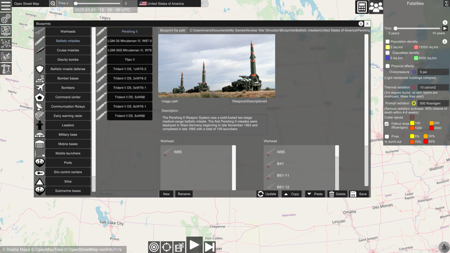 Screenshots | Nuclear War Simulator